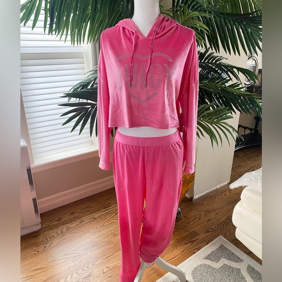 Juicy Couture | Intimates & Sleepwear | Juicy Couture Rhinestone Pink ...